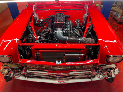 Jerry Richardson's Supercharged-LS "Pro Street" '57 Is A Stunner!