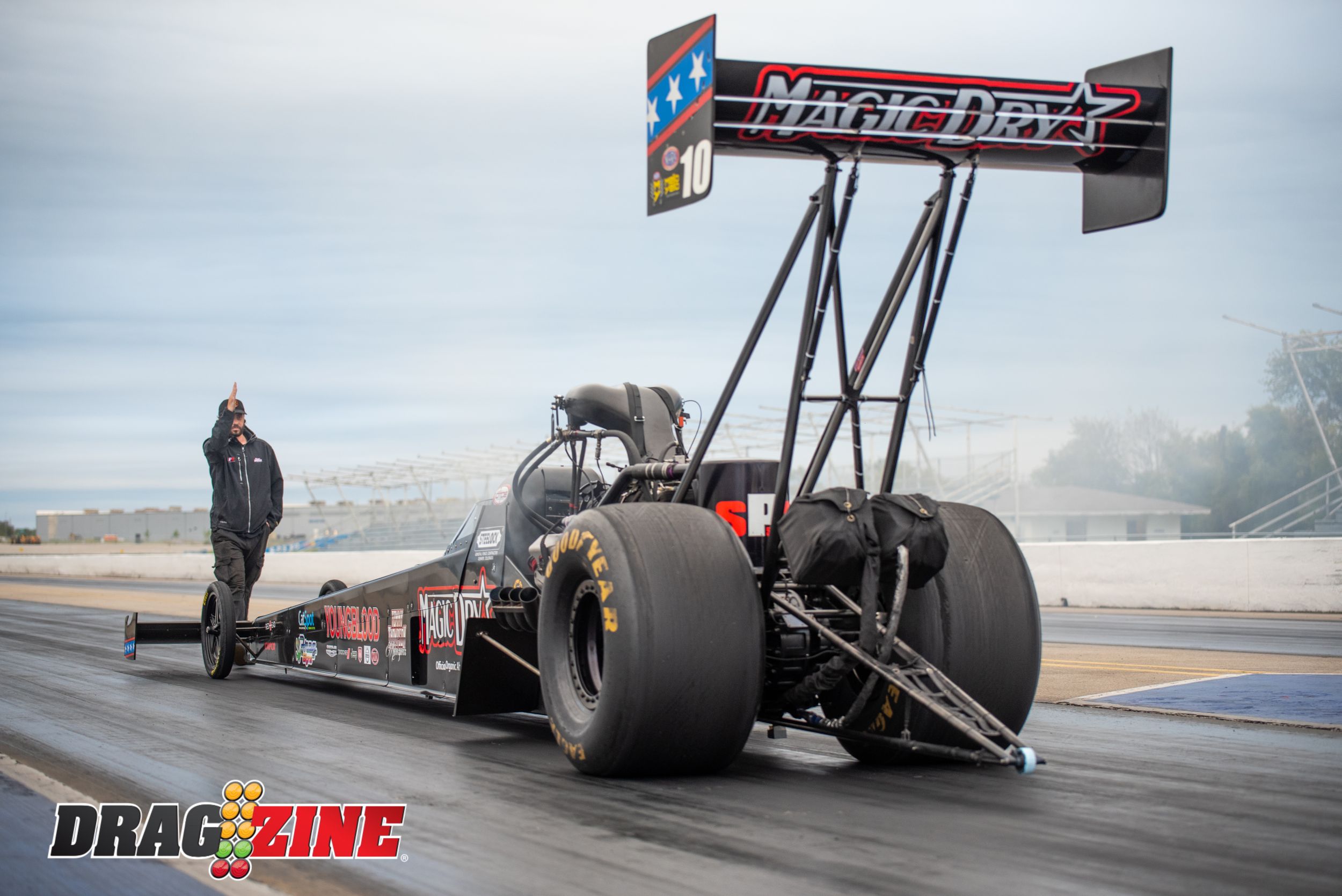 Top Fuel Dragsters On A No-Prep Track?