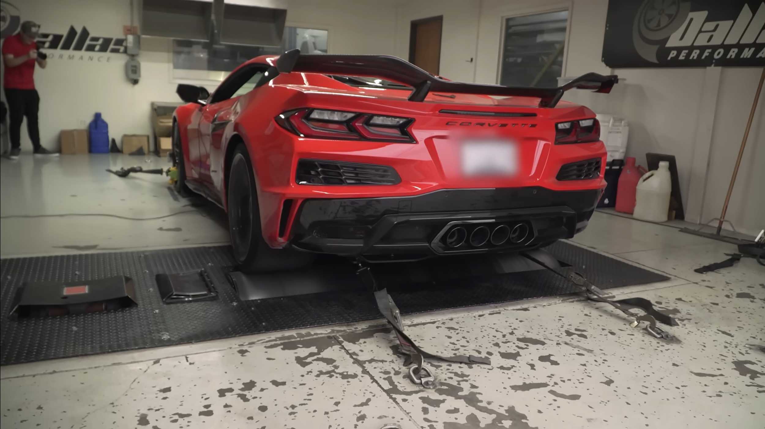 C8 Z06 Makes Over 600 Horsepower On The Dyno!