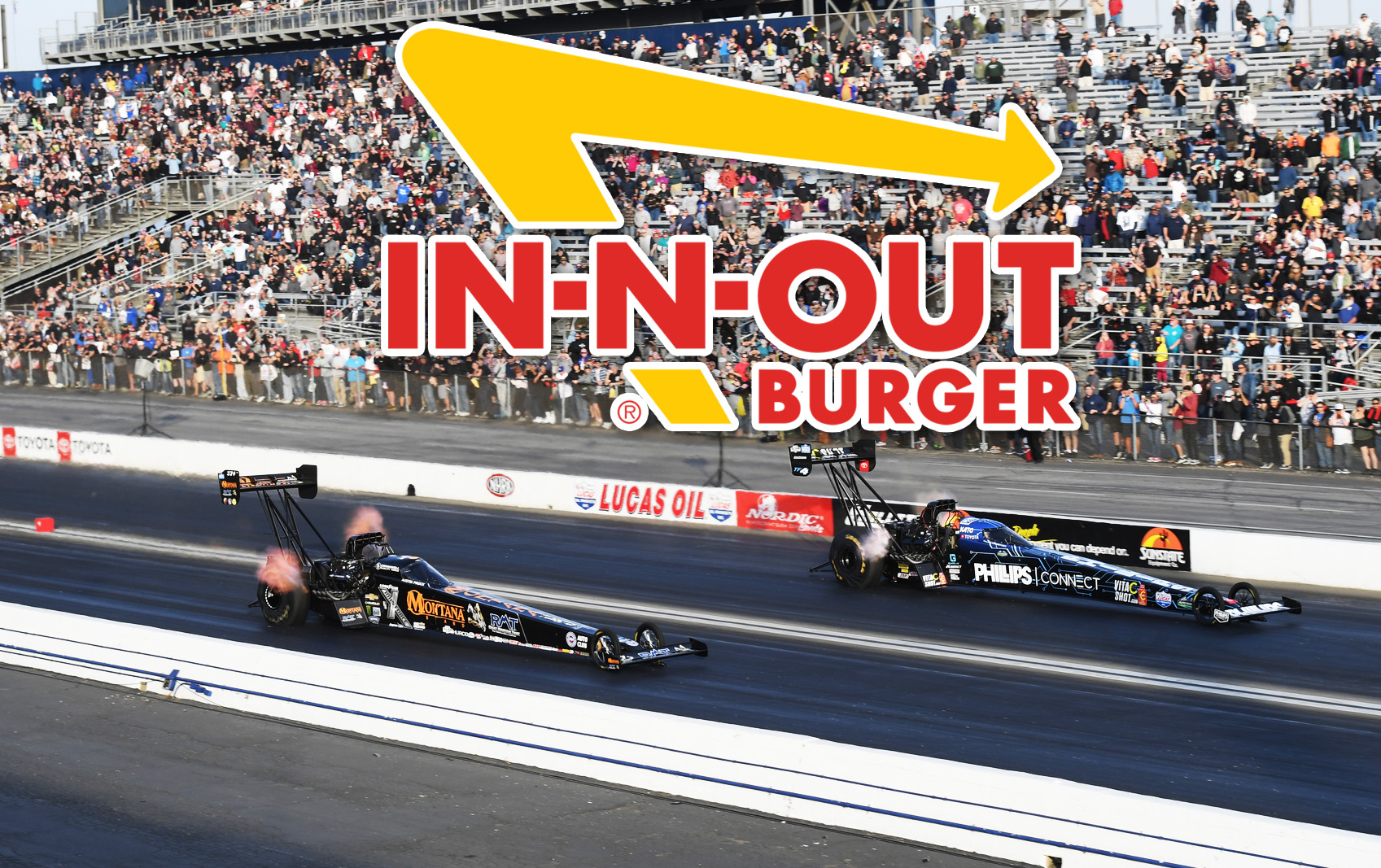 In-N-Out Burger Named Title Sponsor Of Pomona Dragstrip, NHRA Finals