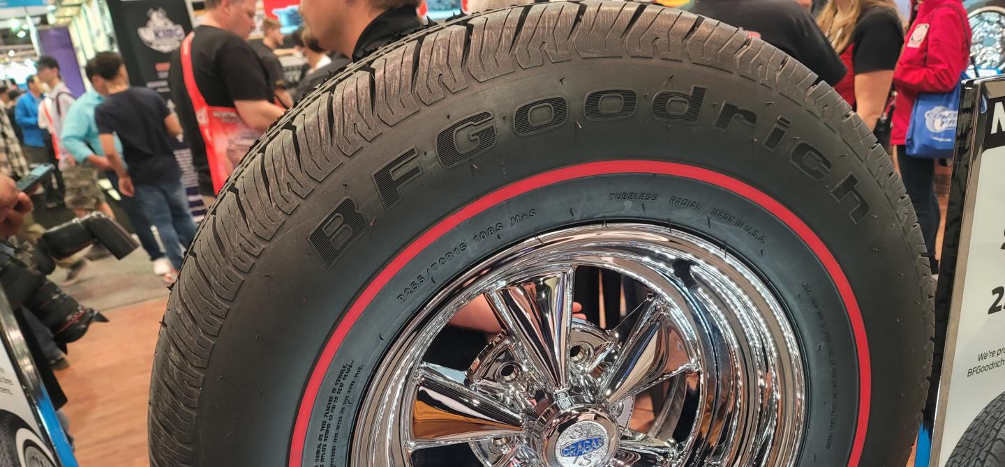 SEMA 2022: Coker Tire Redline Radial Makes For Period-Correct Rubber