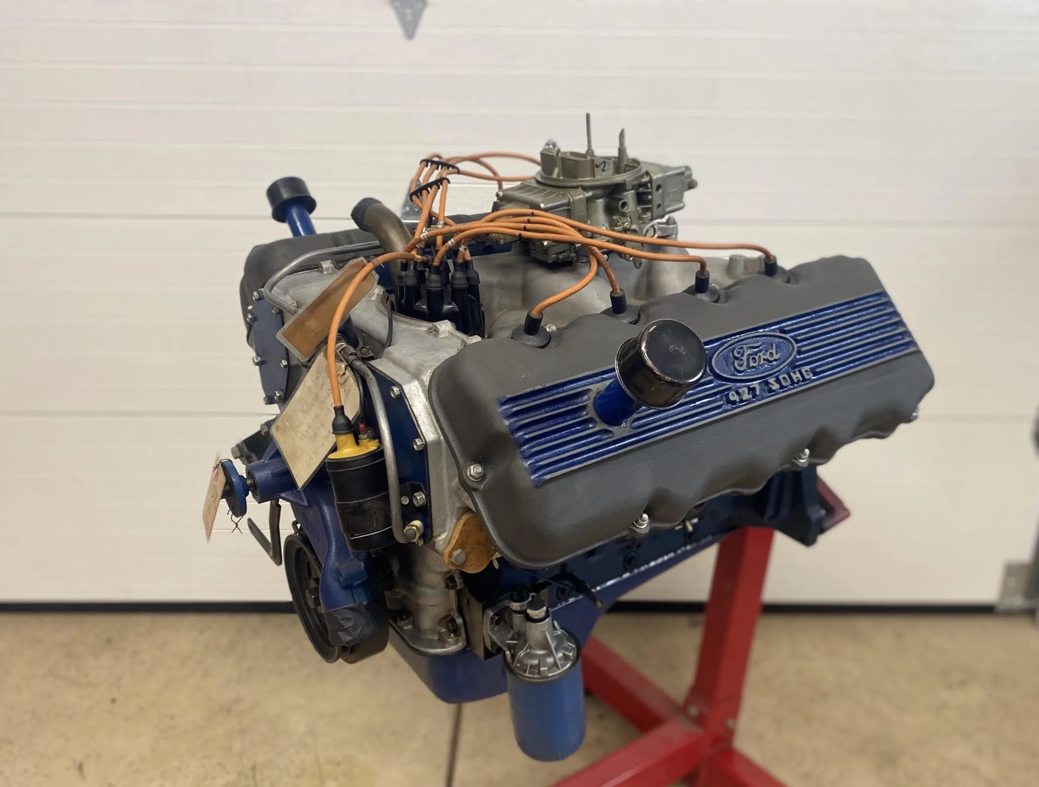 Zero-Mile Ford 427 SOHC Cammer V8 Engine Sells At Auction