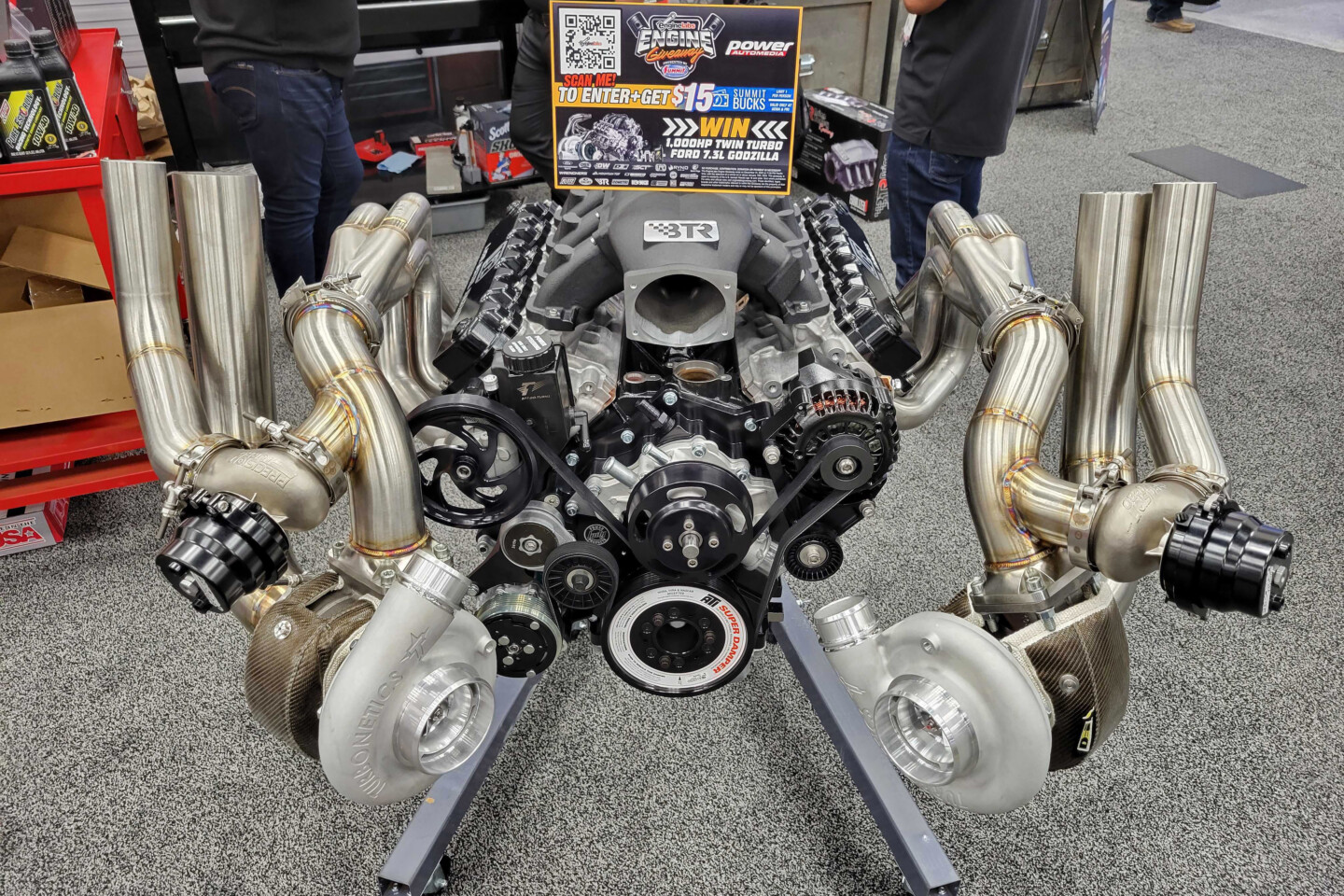 Godzilla Giveaway Engine’s Turbo System Fabrication