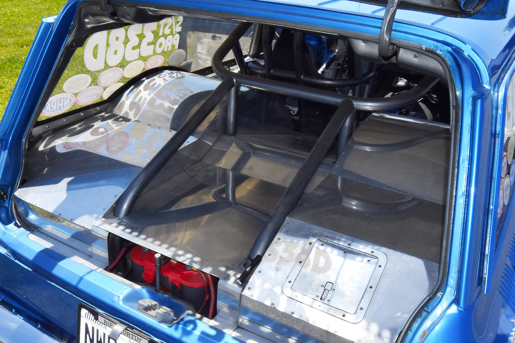 This Corvair Wagon Is Now A Two-Door For The Dragstrip