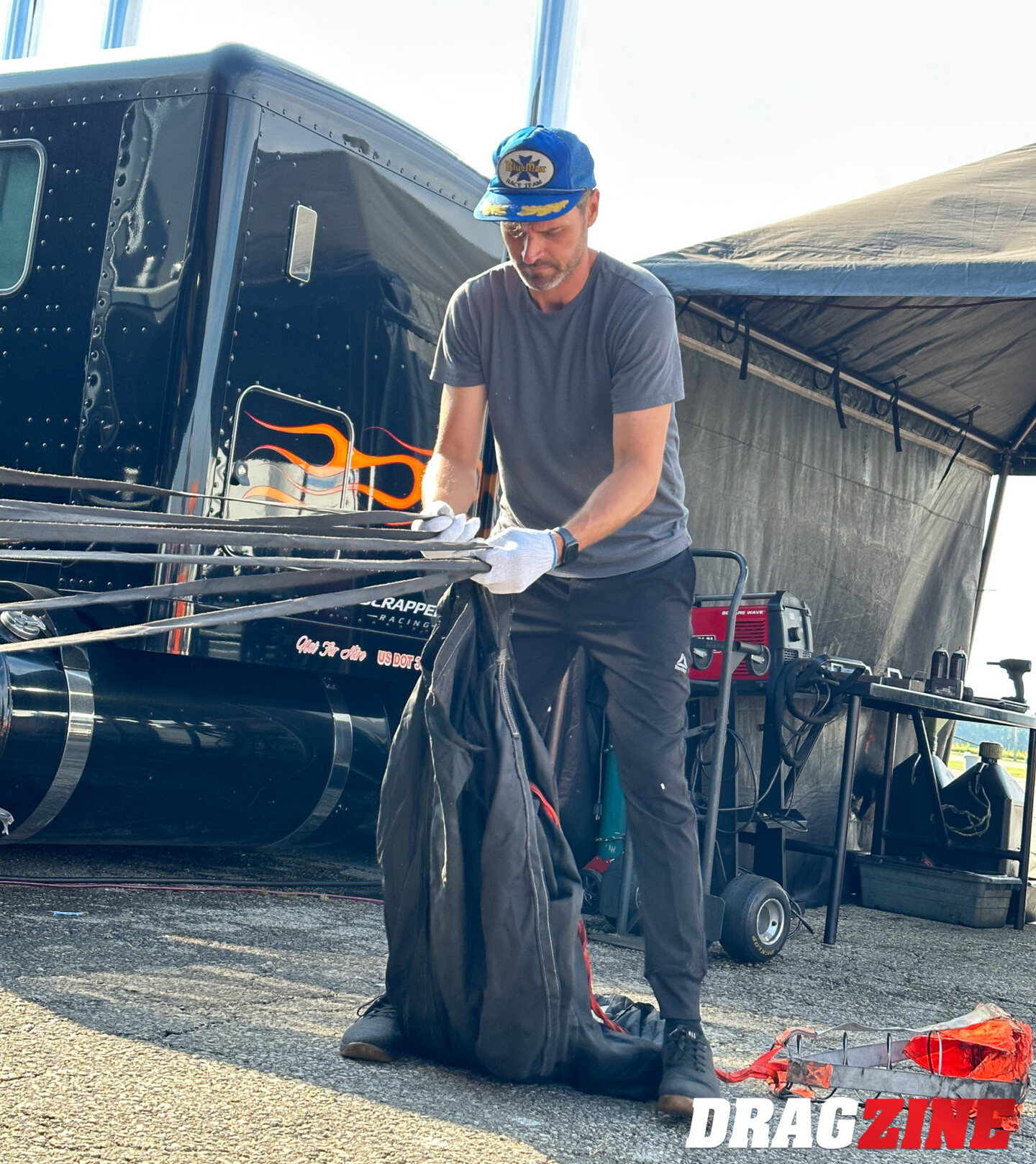 Travis Shumake Debuts New Top Fuel Dragster At Indy Test Session