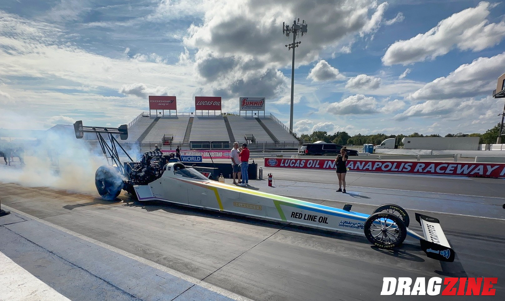 Travis Shumake Debuts New Top Fuel Dragster At Indy Test Session