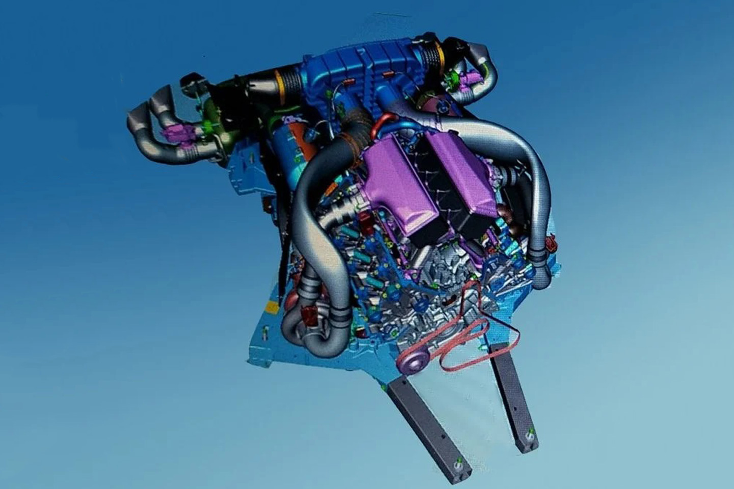 The Chevrolet C8 Corvette ZR1 Twin-Turbo V8 Teased