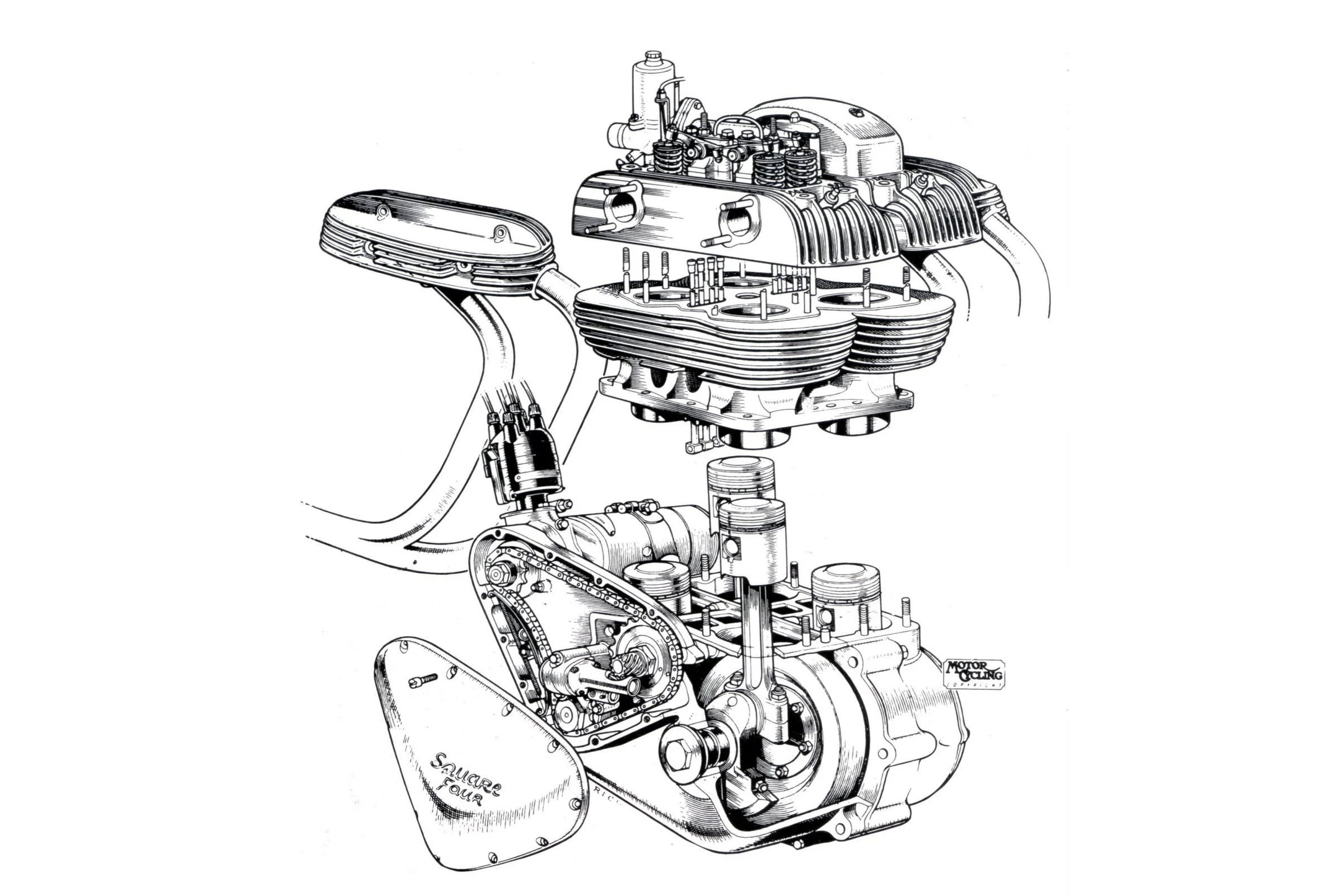 Looking At 5 Square-Four Engine Designs