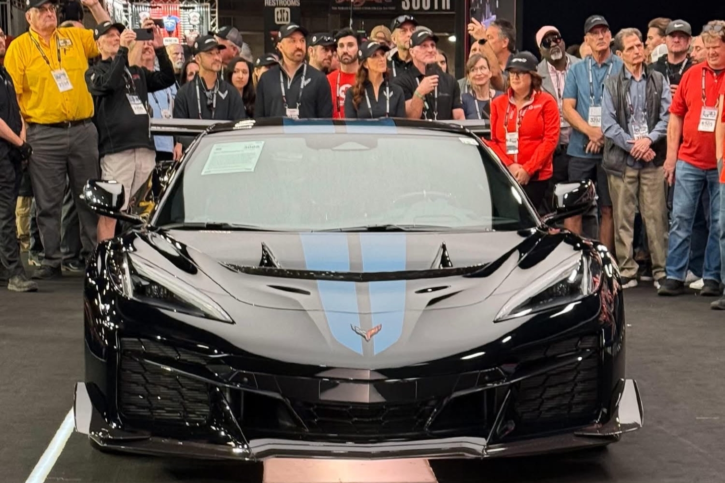 C8 ZR1 Corvette VIN 001 Sold For $3.7 Million At Barrett Jackson